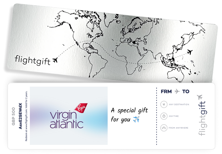 Buy a Virgin Atlantic gift card | Flightgift