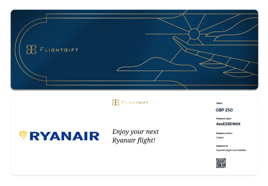 Buy a Ryanair Gift Card for your loved ones | Flightgift