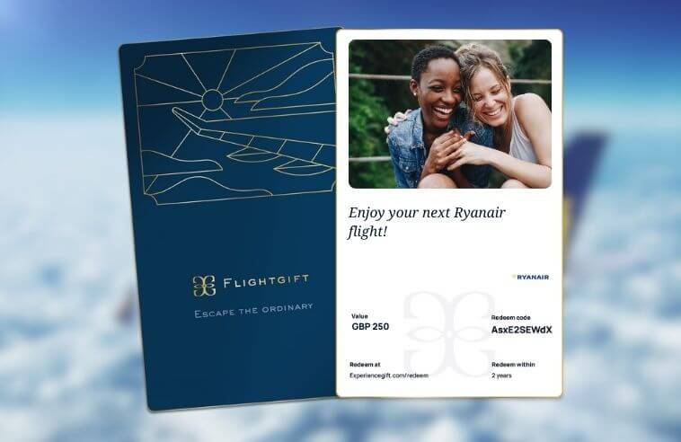 Buy a Ryanair Gift Card for your loved ones | Flightgift